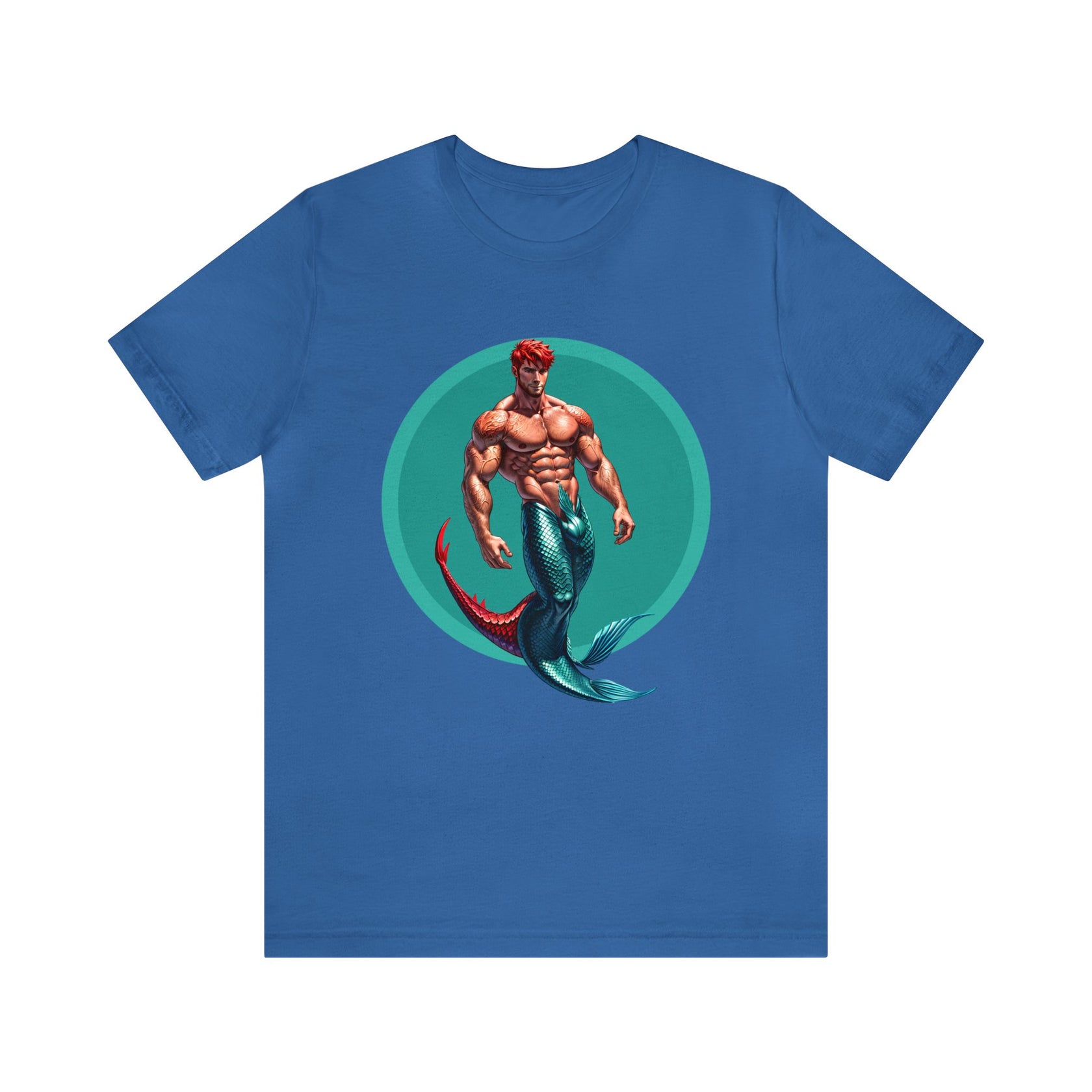 Red Merman 1 Short Sleeve T-Shirt – Live Out Gear