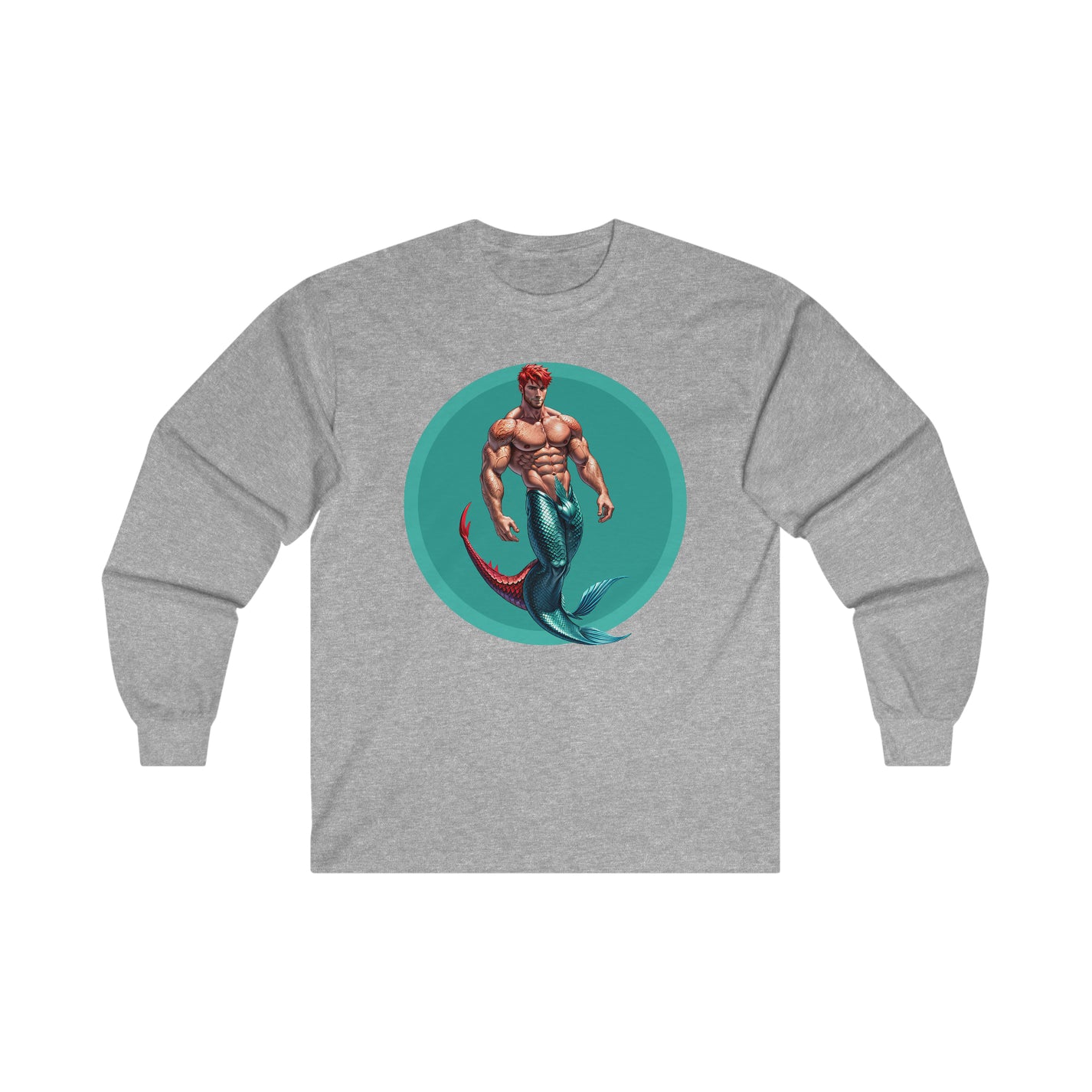 Gay Red Merman Ultra Cotton Long Sleeve T-Shirt – Live Out Gear
