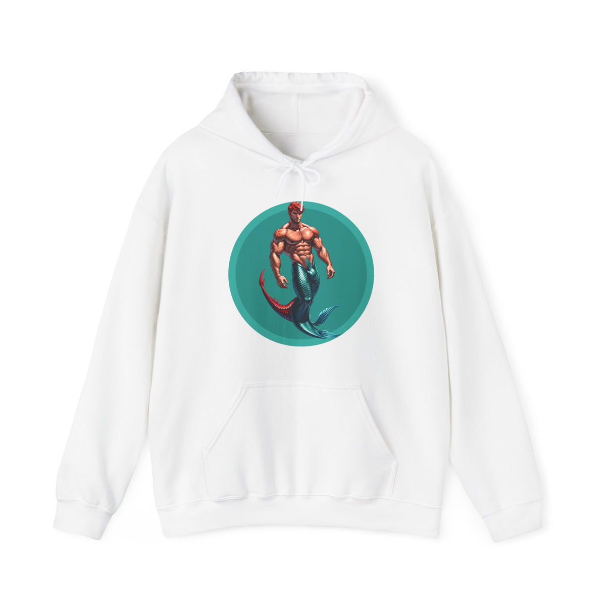 Gay Red Merman 1 Heavy Blend™ Hooded Sweatshirt – Live Out Gear