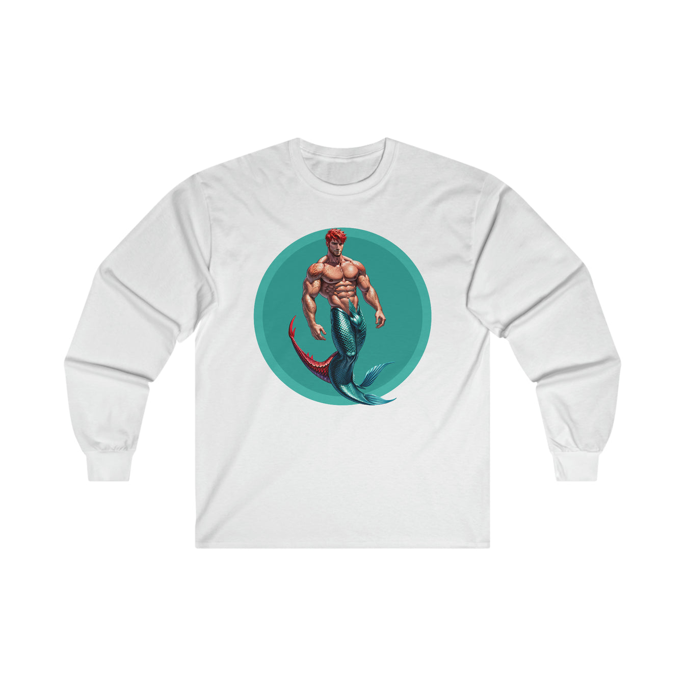 Gay Red Merman Ultra Cotton Long Sleeve T-Shirt – Live Out Gear