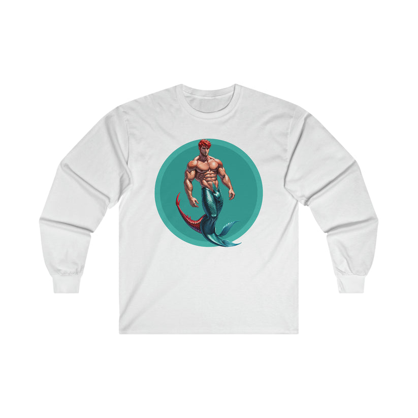 Gay Red Merman Ultra Cotton Long Sleeve T-Shirt – Live Out Gear